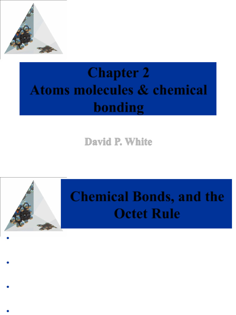 Chapter 2 - Chemical Bonds, and The Octet Rule | PDF | Intermolecular ...