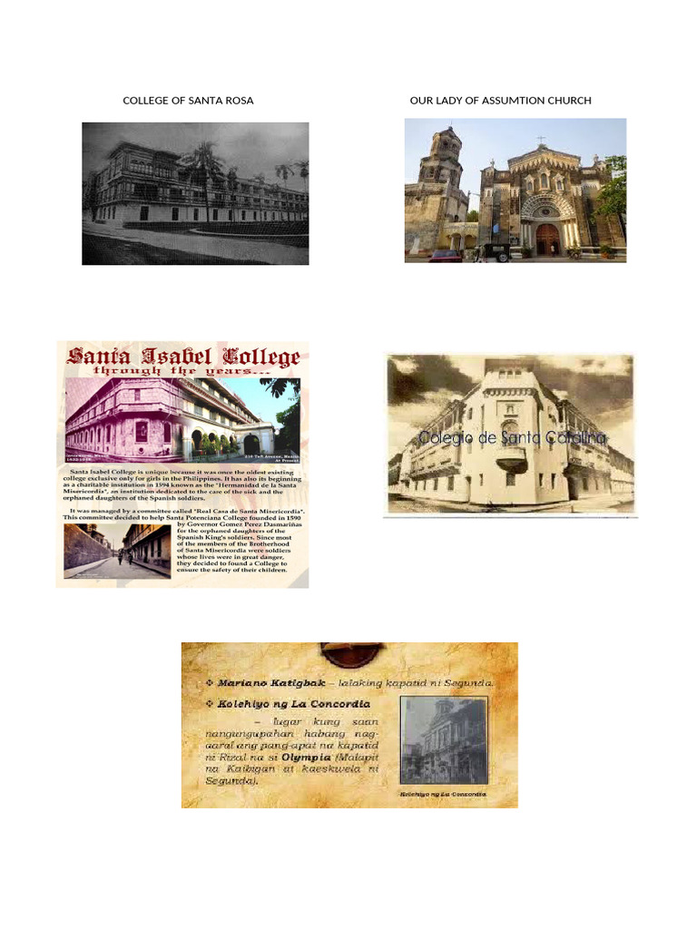 Sinaunang Paaralang Pambabae | PDF