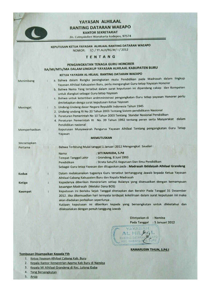 SK Bu Uda 2012 | PDF