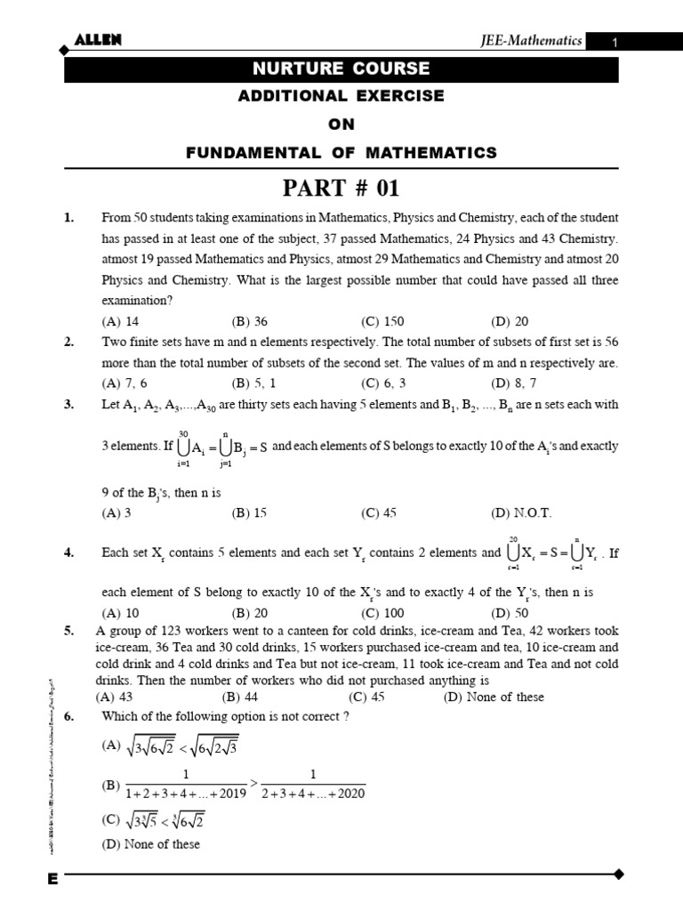 Fundamental of Mathematics | PDF | Mathematics