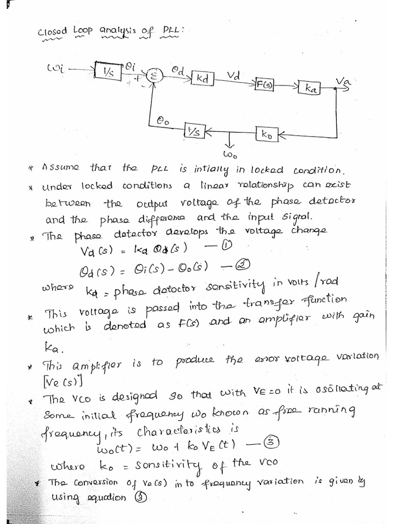 Closed Loop Array of PLL | PDF