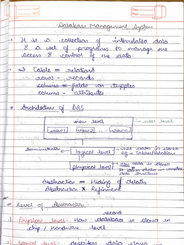 DBMS Notes | PDF