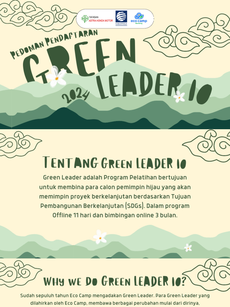 Pelatihan Green Leader di Eco Camp | PDF