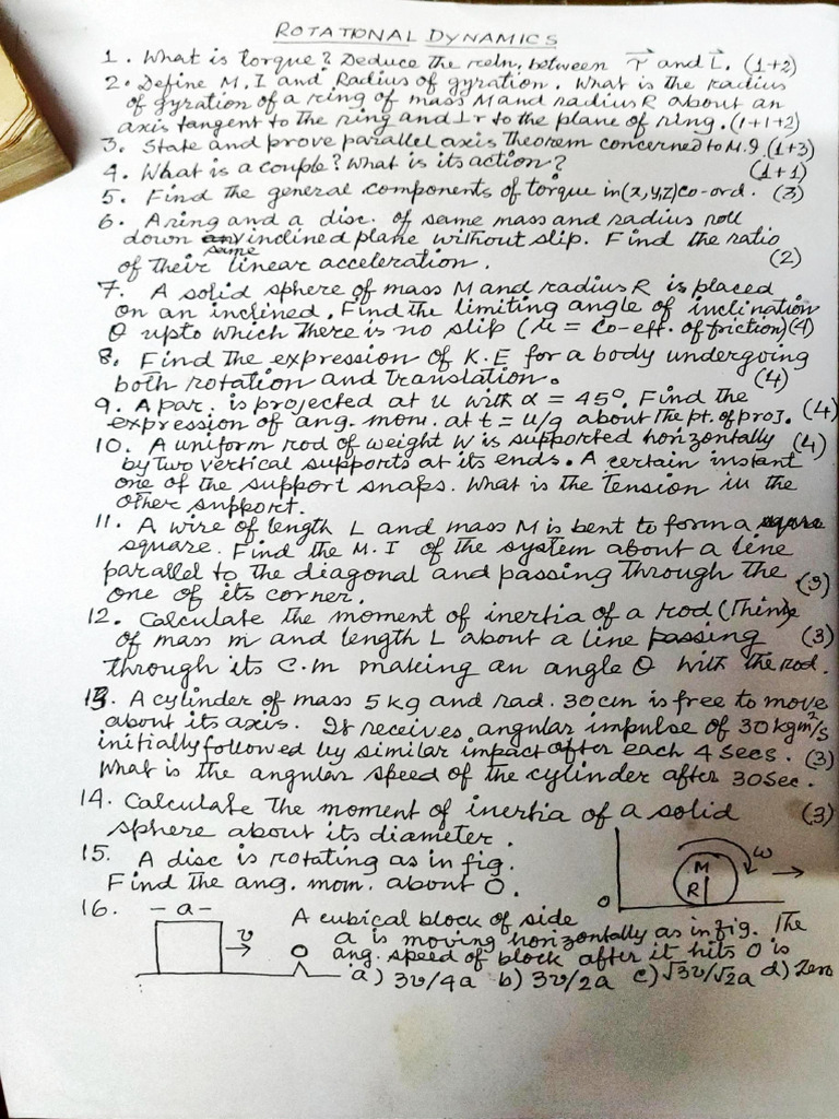 Rotation Question | PDF