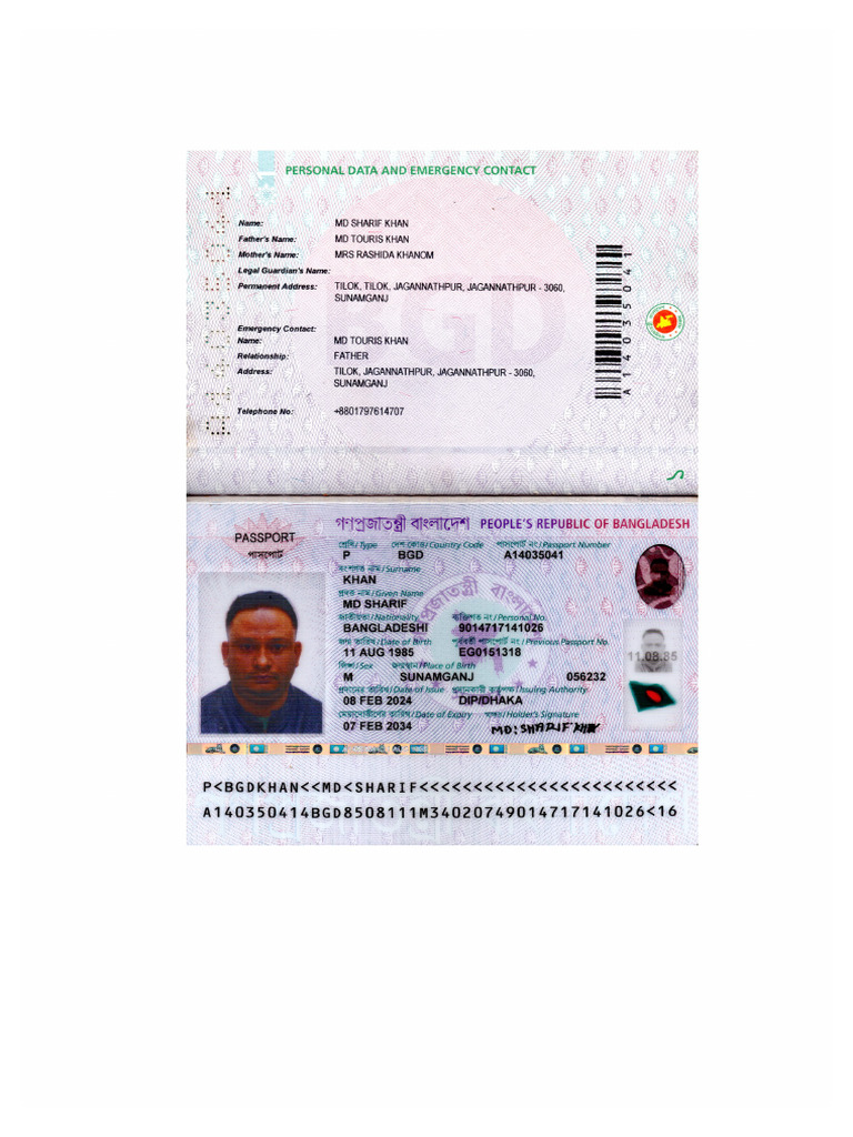 MD Sharif Khan Documents | PDF