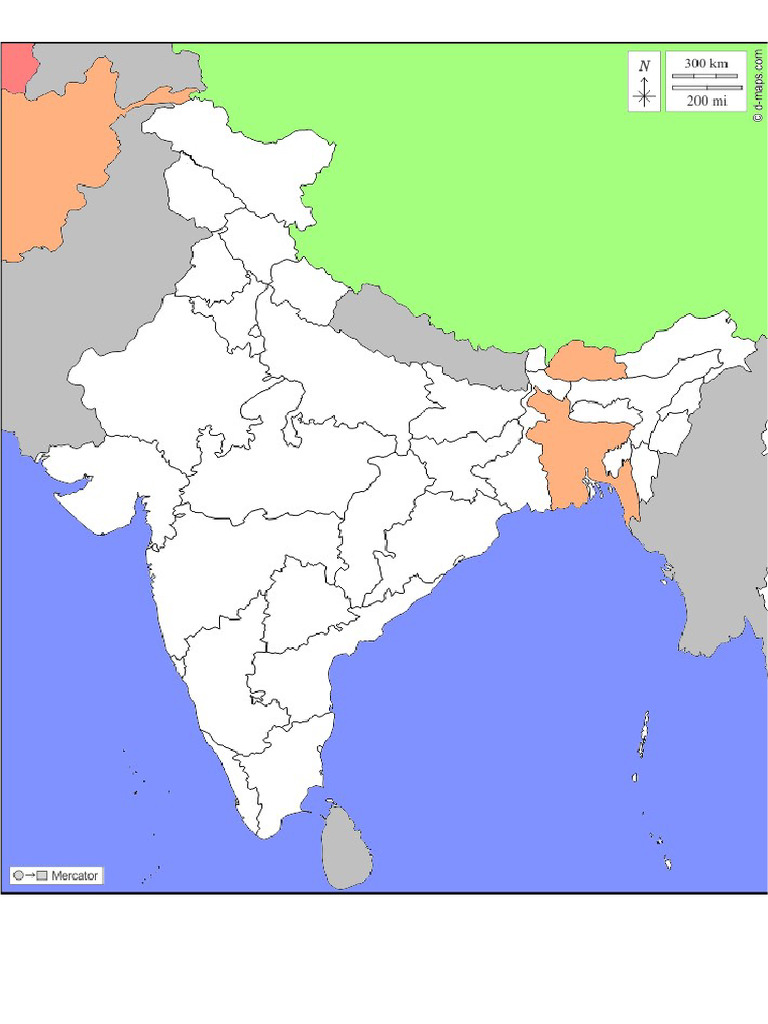 India Map States | PDF