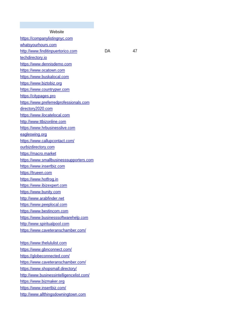 Backlinks Data 2025 | PDF