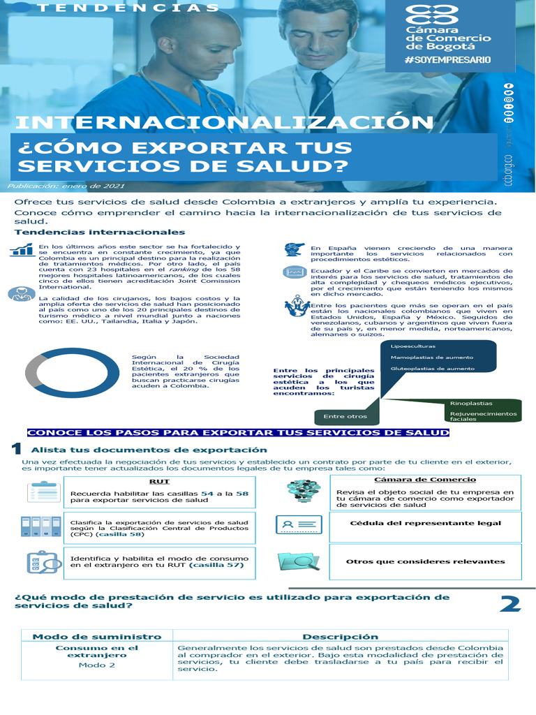 Cómo Exportar Servicios de Salud | PDF | Exportaciones | Colombia