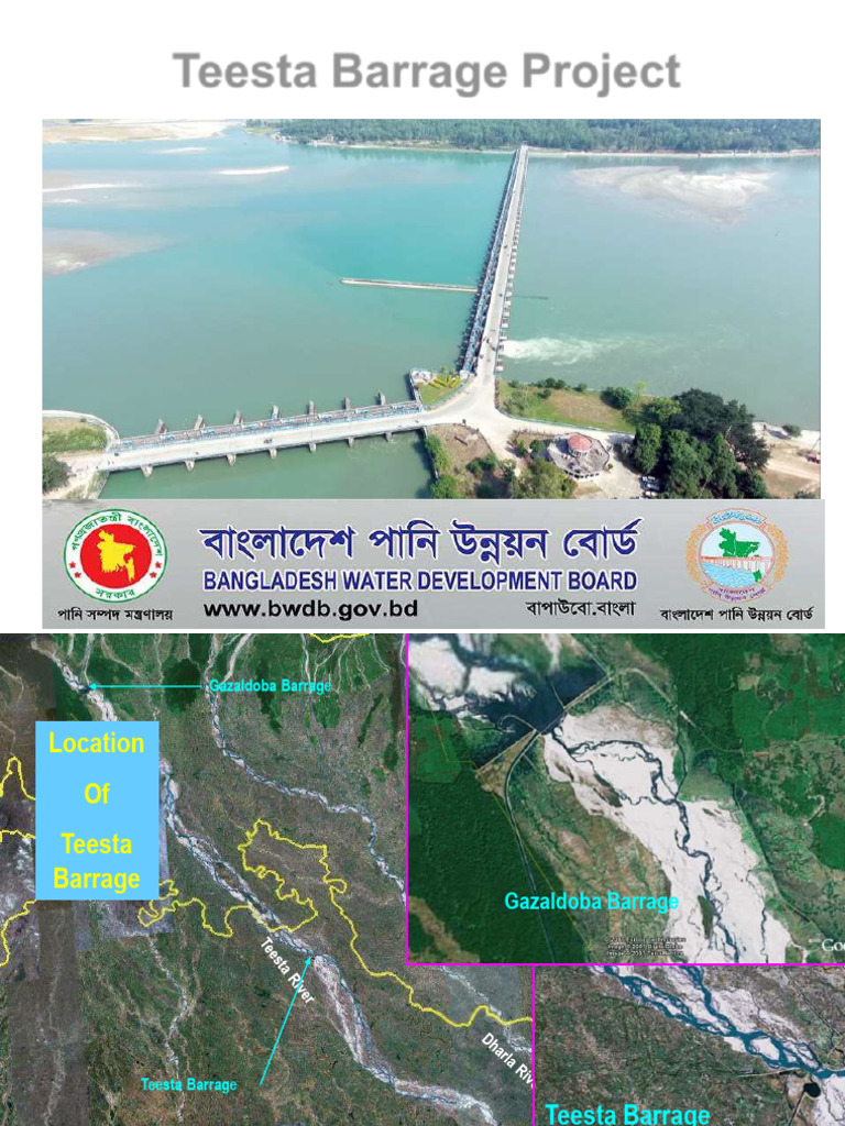 Teesta Barrage Project - Presentation | PDF | Irrigation | Water Management