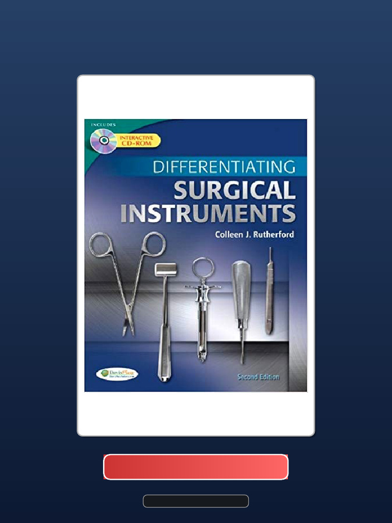 Differentiating Surgical Instruments 2nd Edition by Colleen J ...
