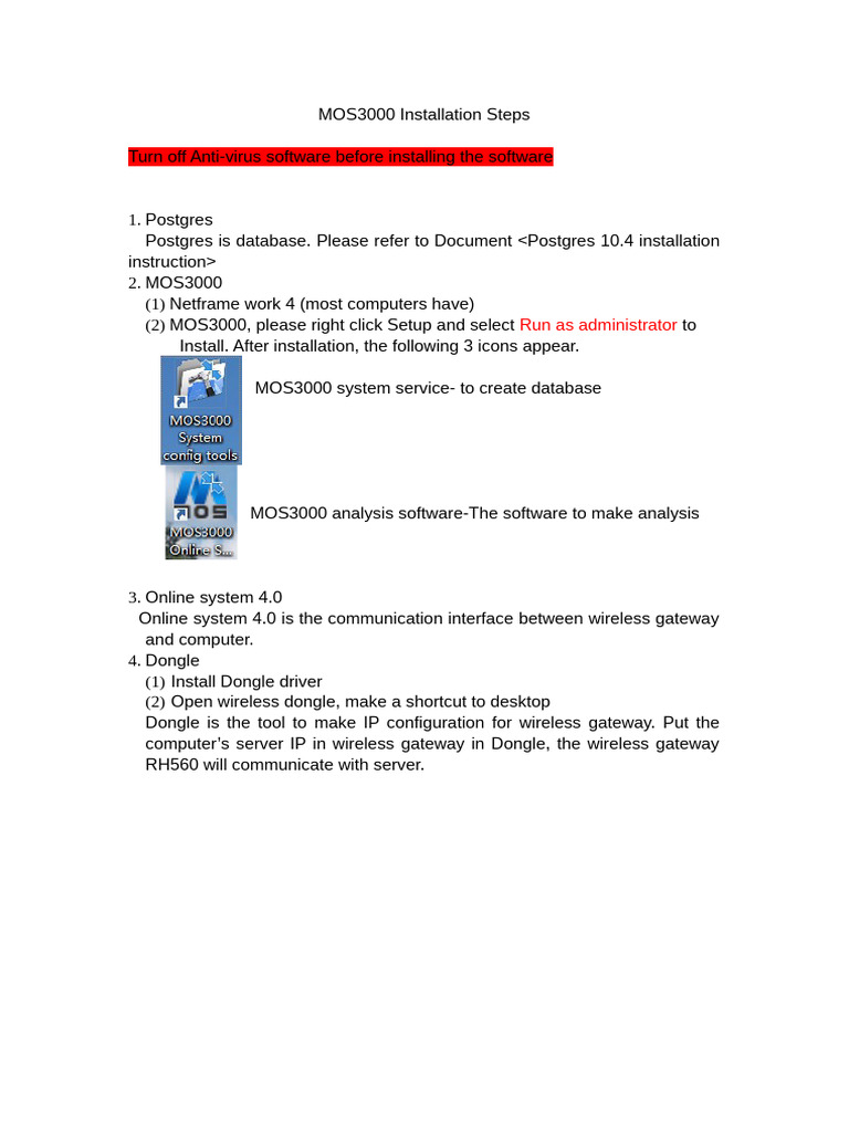 1 Ronds Software Installation Steps | PDF