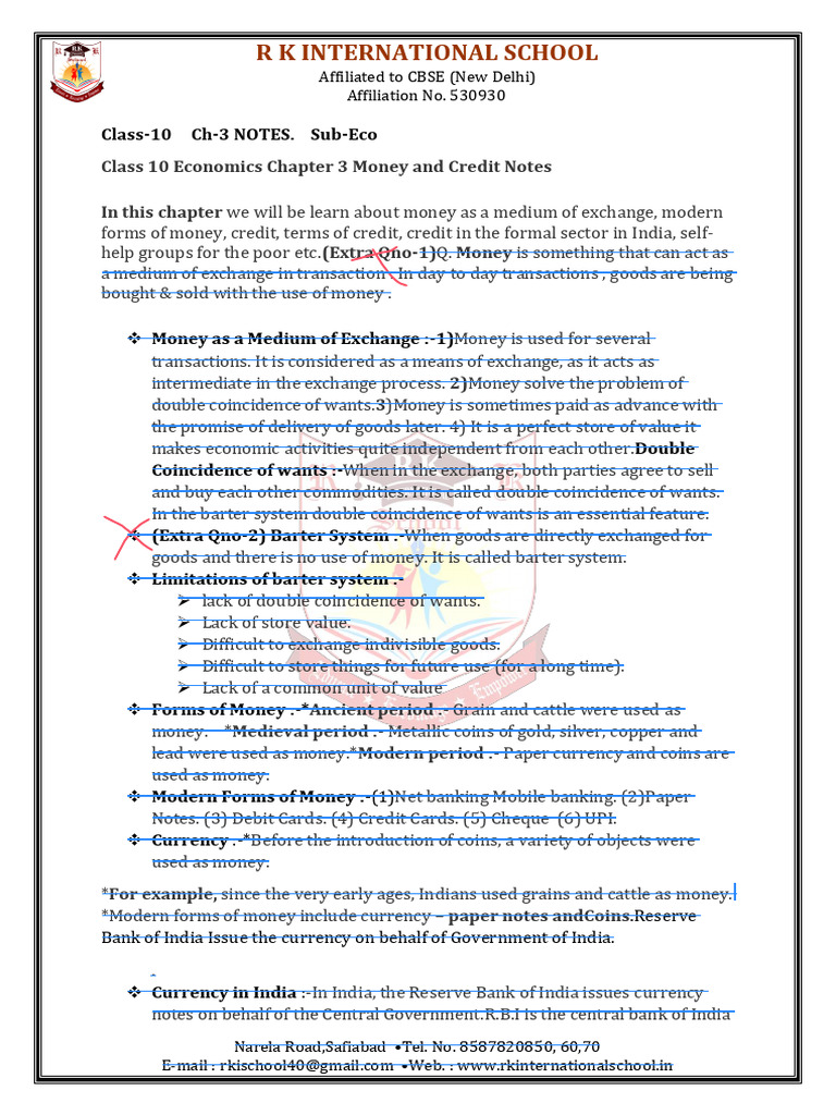 Economics Chapter 3 Edited | PDF | Loans | Debt