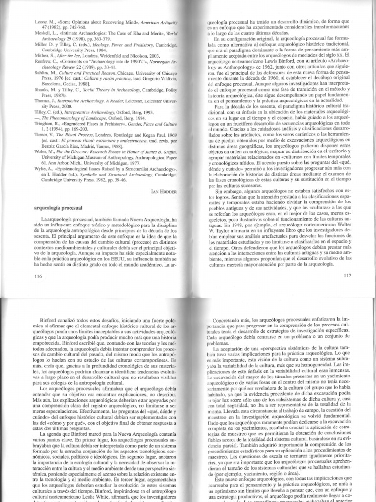 SABLOFF, J. Arqueologia Procesual | PDF