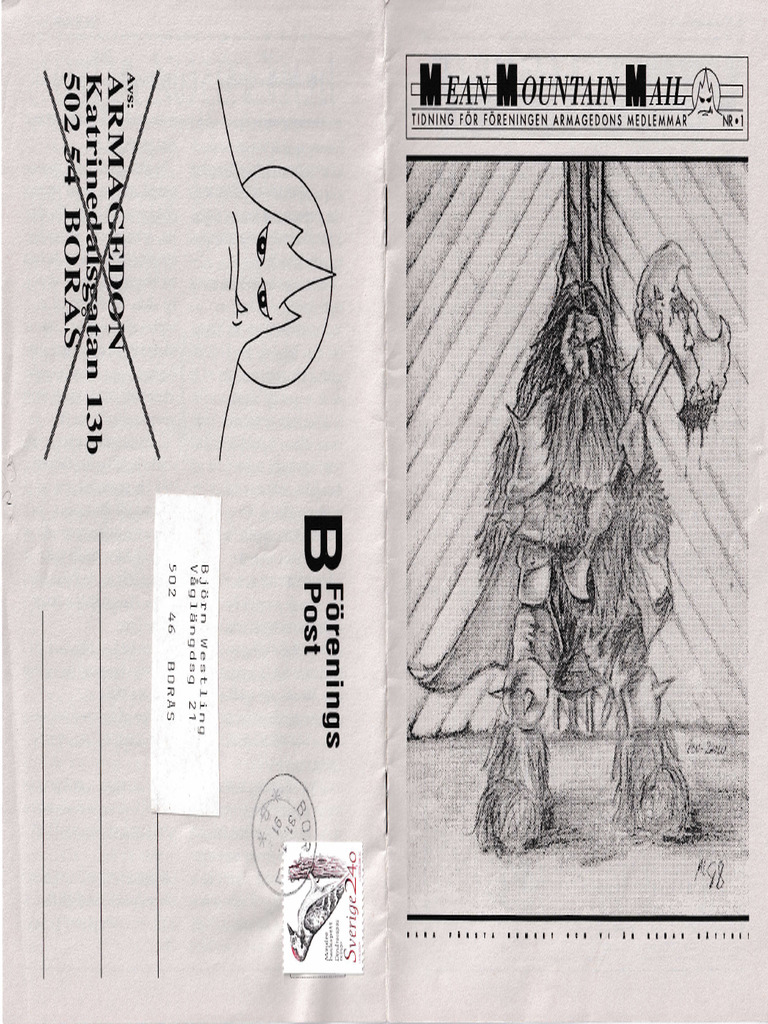 Mean Mountain Mail Nr.1 1991 | PDF