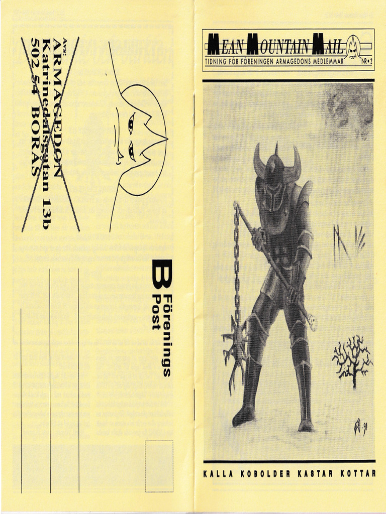 Mean Mountain Mail Nr.2 1991 | PDF