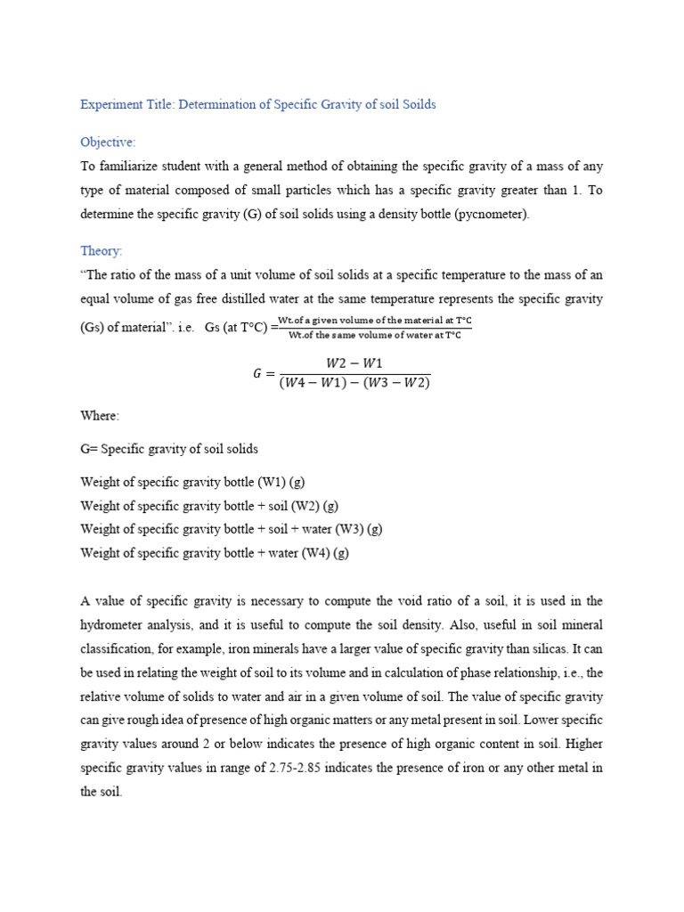 In-Situ Density via Core Cutter Method | PDF | Density | Soil