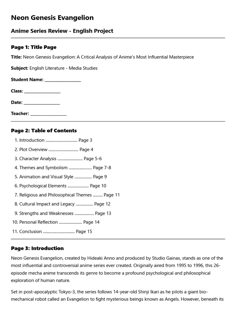 NGE - Comprehensive Assignment | PDF | Psychology | Mental Health