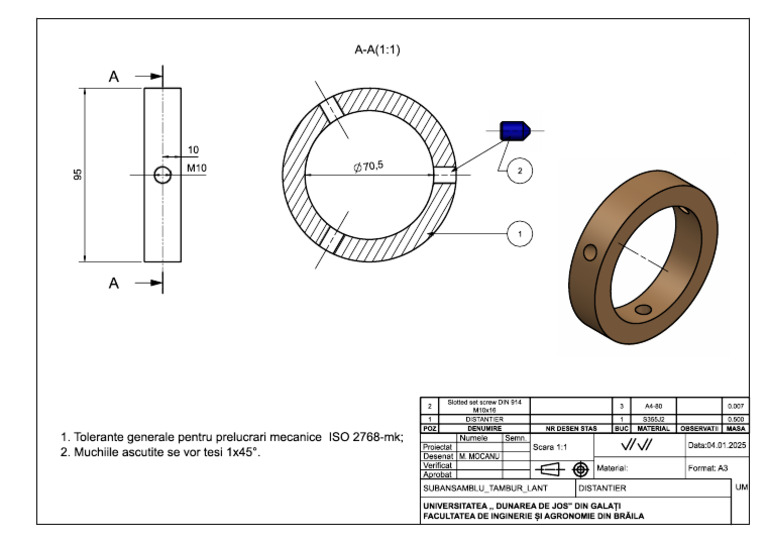 DISTANTIER dwg1 | PDF