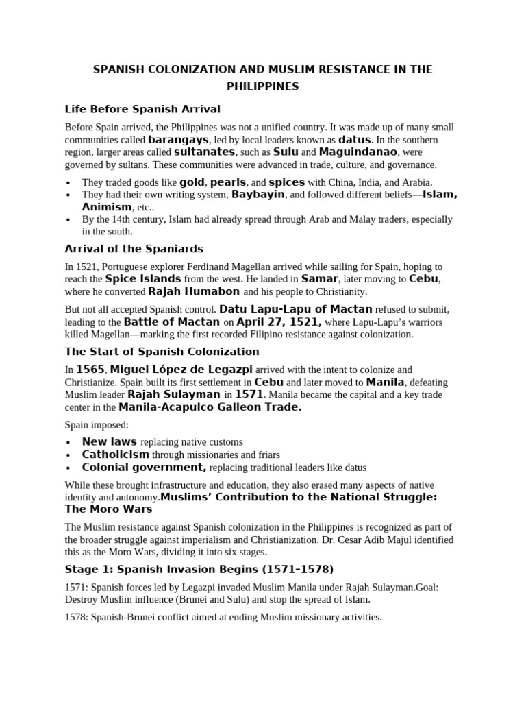 Handout-Spanish - Docx 20250522 134127 0000 | PDF | Philippines