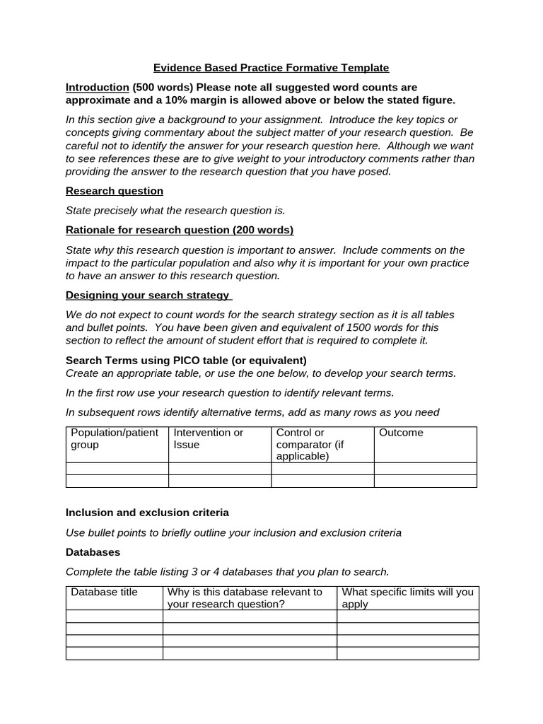 Population/patient Group Intervention or Issue Control or Comparator ...