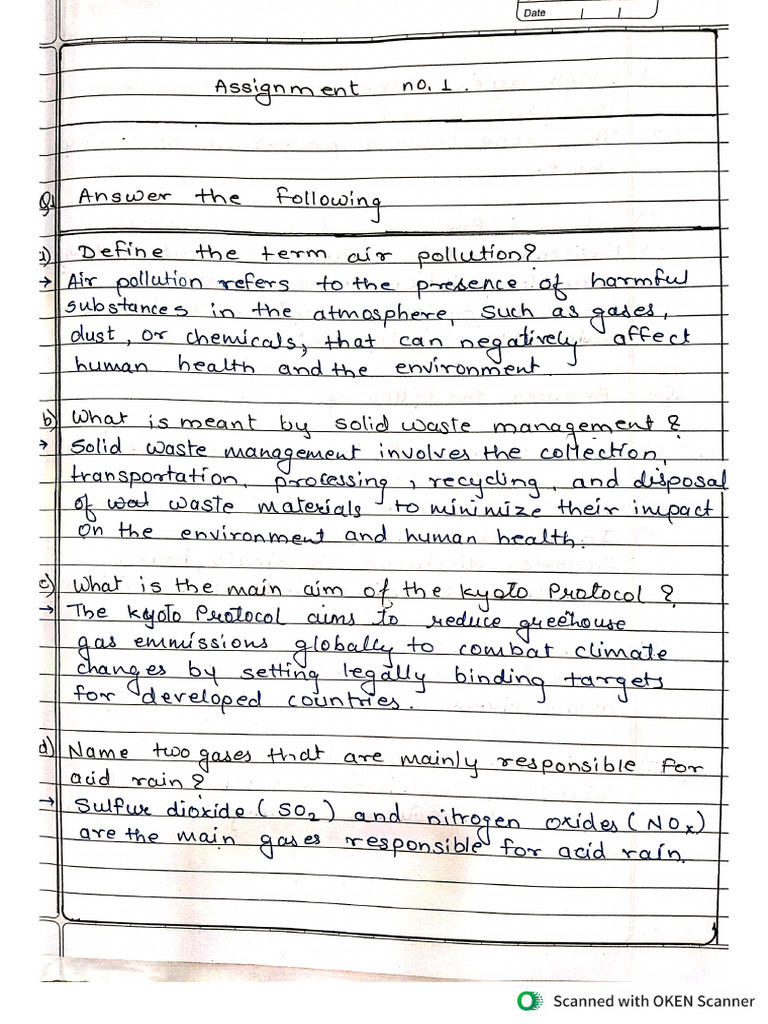 EVS Assignment | PDF
