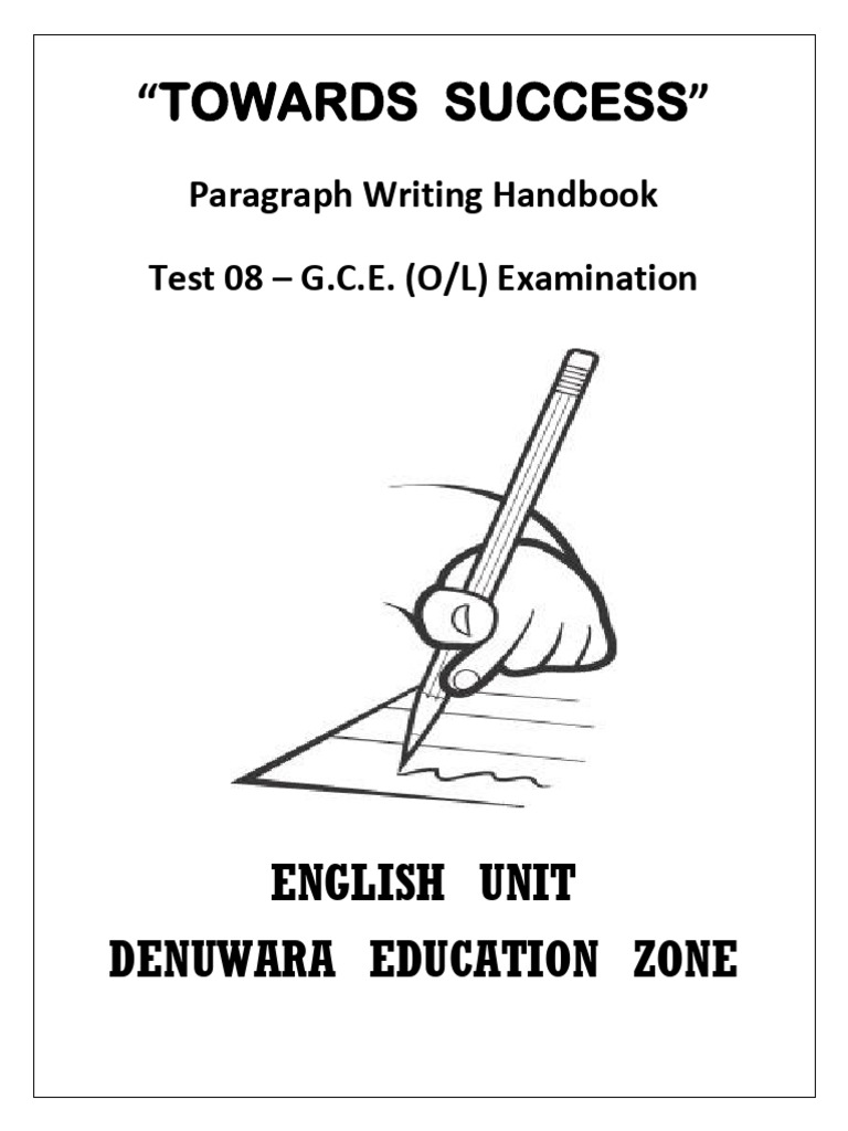 Paragraph Writing Handbook | PDF