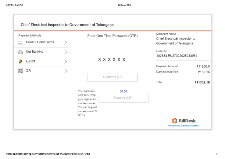 BillDesk Embedded SDK v222222 | PDF | Access Control | Applications Of Cryptography