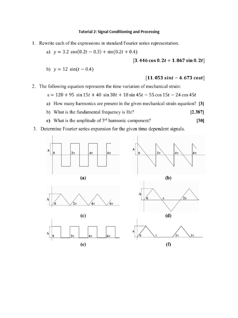 Tutorial 2 | PDF