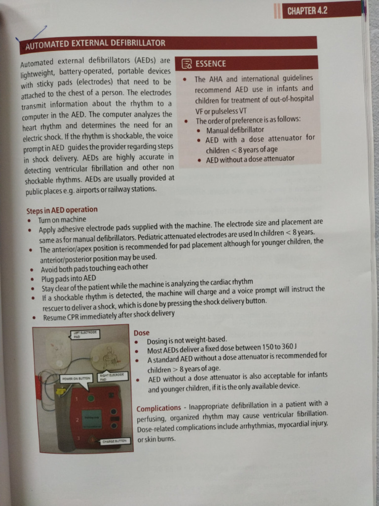 Automated External Defibrillator | PDF