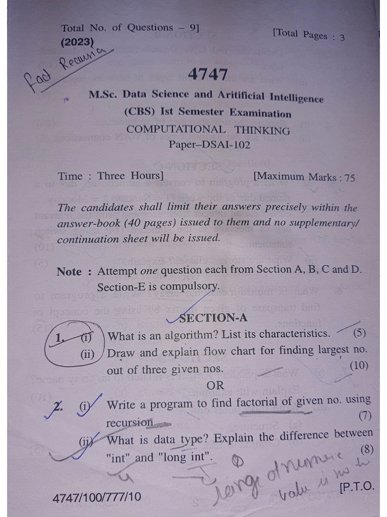 Computational Thinking | PDF