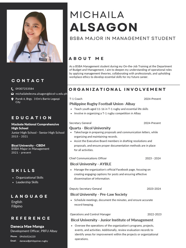 Grey Modern Professional CV Resume | PDF | Business