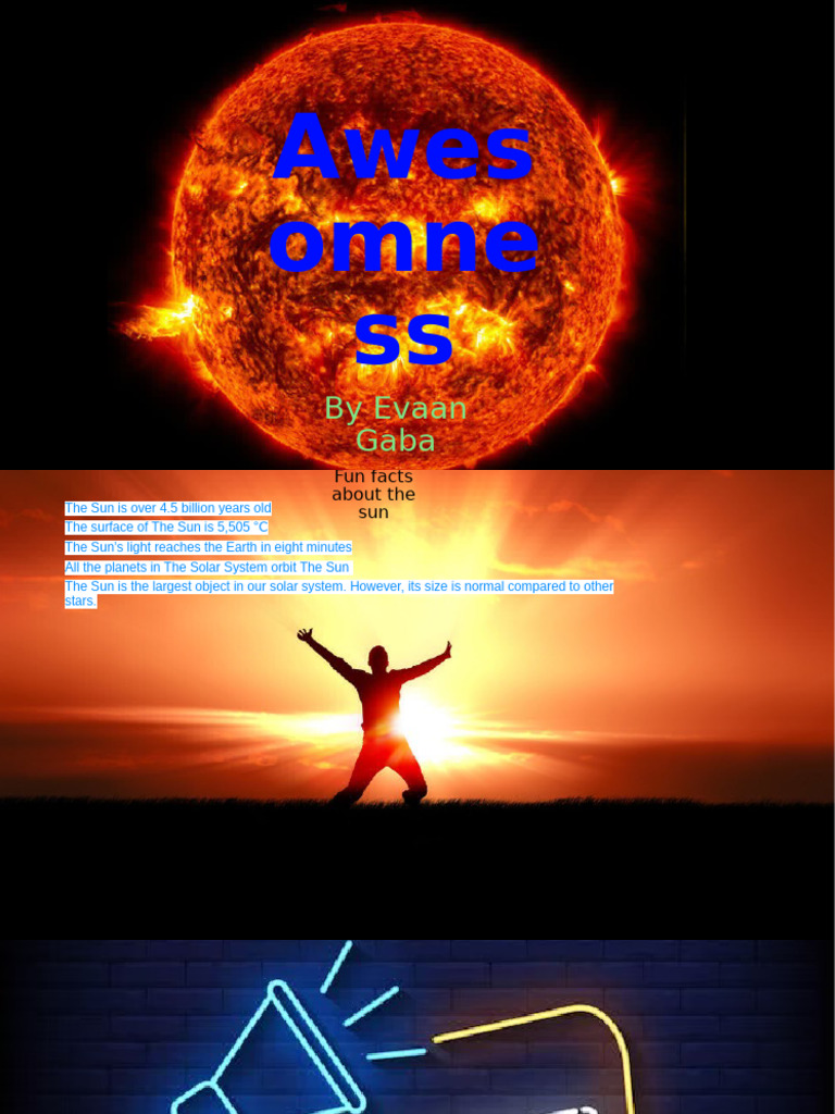 Presentation On SUN | PDF