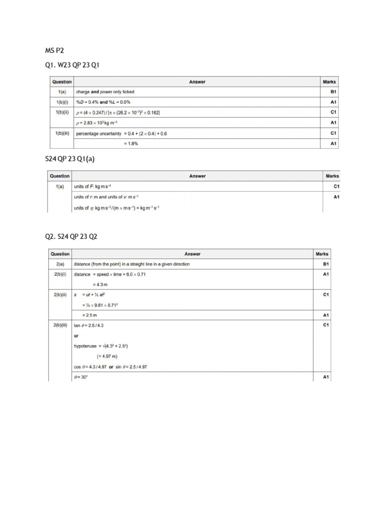 Mock p2 2025 Ms - Edit | PDF