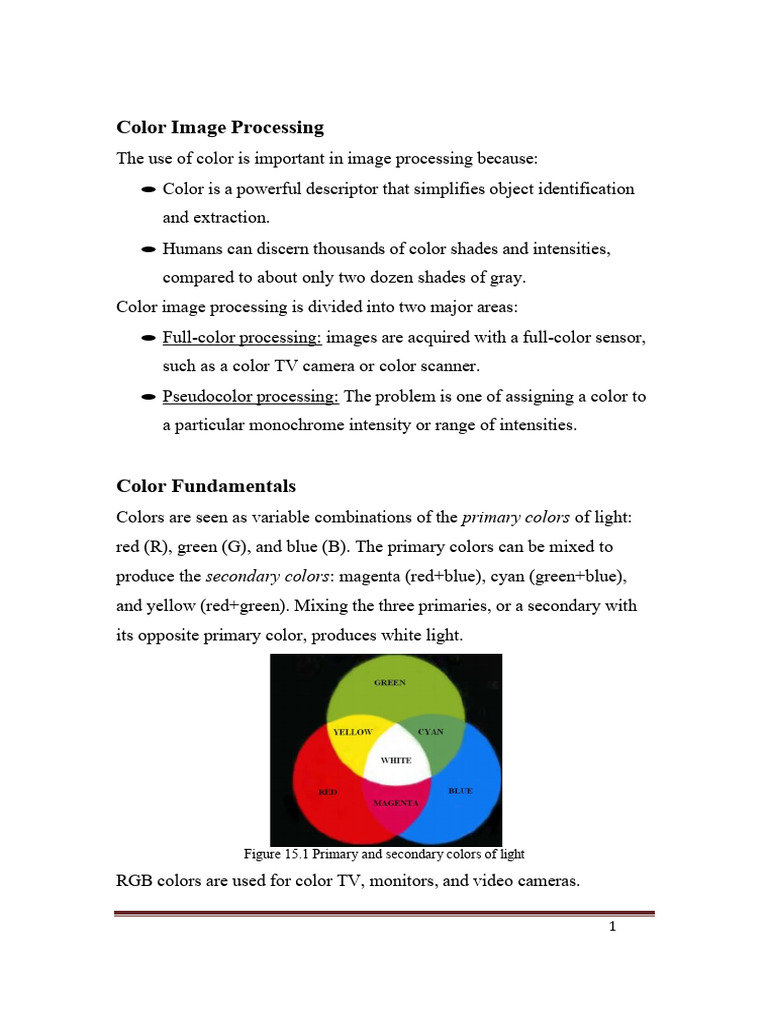 Understanding 4B Color Models | PDF | Rgb Color Model | Color