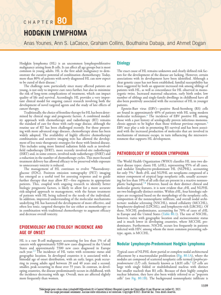 Hodgkin Lymphoma: Anas Younes, Ann S. Lacasce, Graham Collins ...