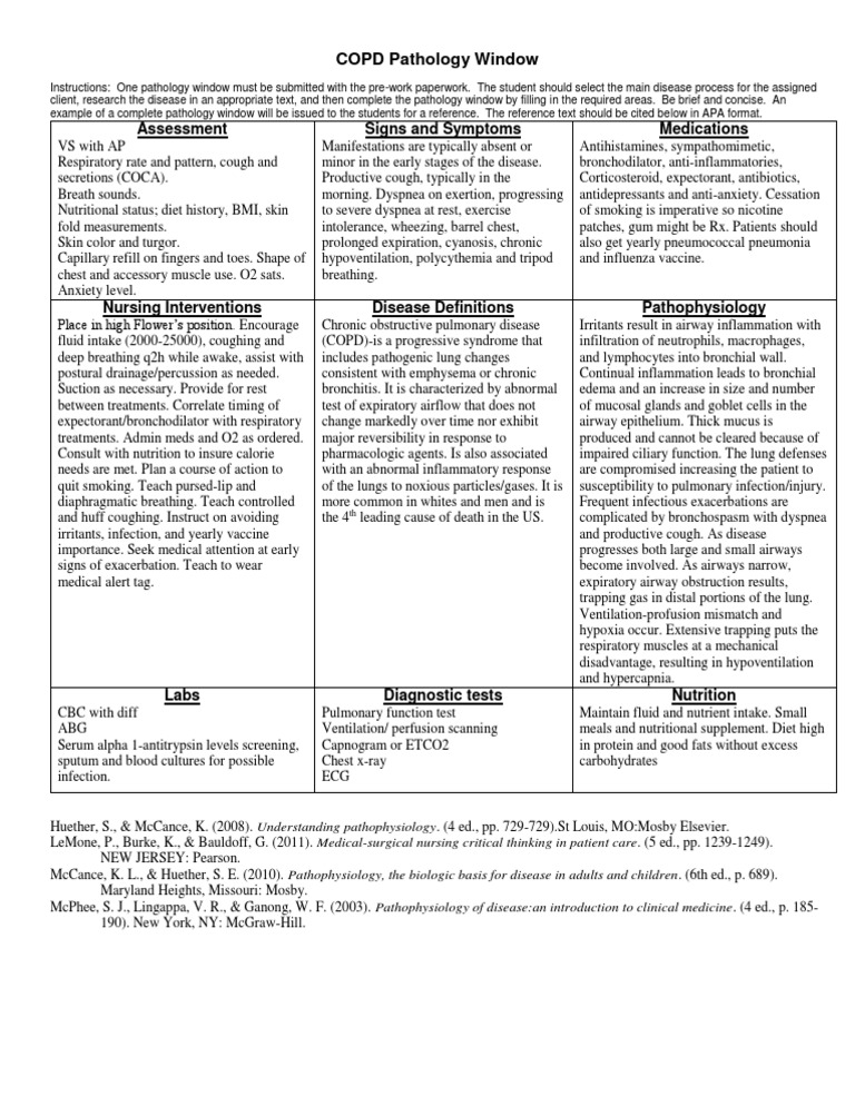 COPD Pathology Overview and Care Guide | PDF | Respiratory Tract | Lung