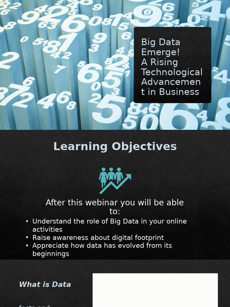 Big Data Seminar PPT (LCBA) | PDF