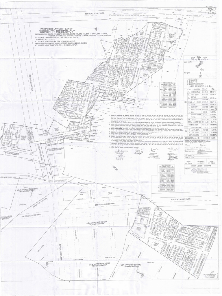 Serenity Residency Jda Map | PDF