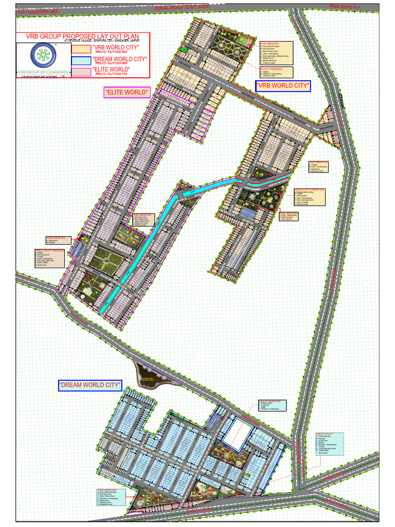 Marketing Map Common of VRB World City Dream World City Elite World | PDF