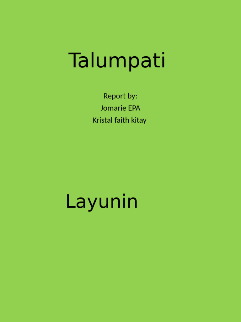 Talumpati | PDF