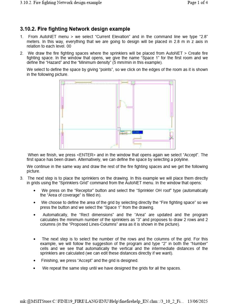 3D Fire Sprinkler Network Design Guide | PDF | Fire Sprinkler System