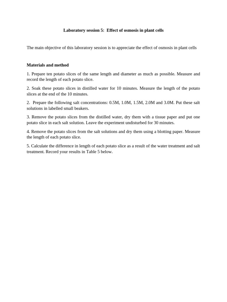 Revised Laboratory Session 5 2025 | PDF | Starch | Iodine