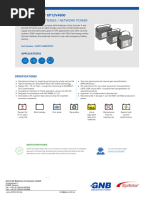 Sprinter XP12V2500 Technical Data Sheet | PDF | Electricity | Galvanic ...