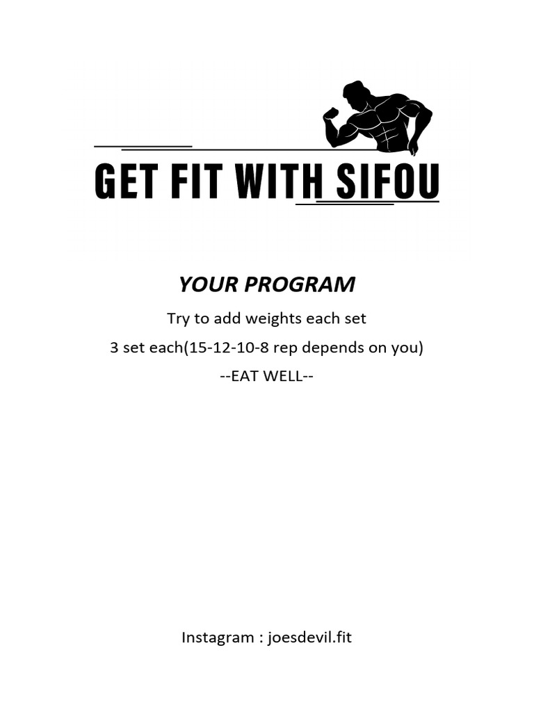 Pro Split Workout Program Guide | PDF