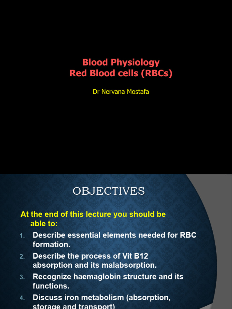Anemia and Blood Physiology Overview | PDF | Anemia | Hemoglobin