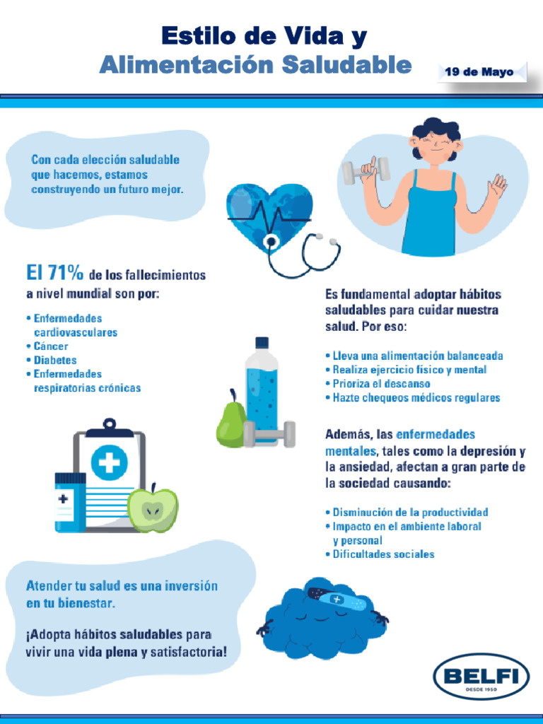Promoción Estilo de Vida y Alimentación Saludable | PDF
