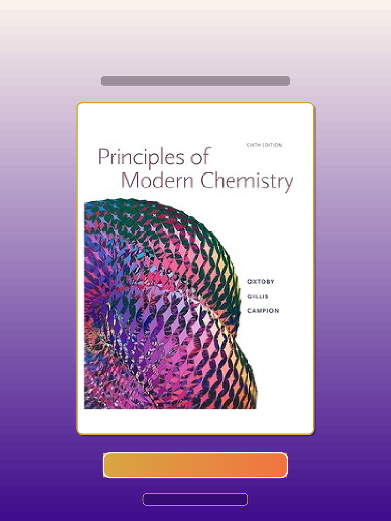 Principles of Modern Chemistry 6th Edition Test Bank Available ...