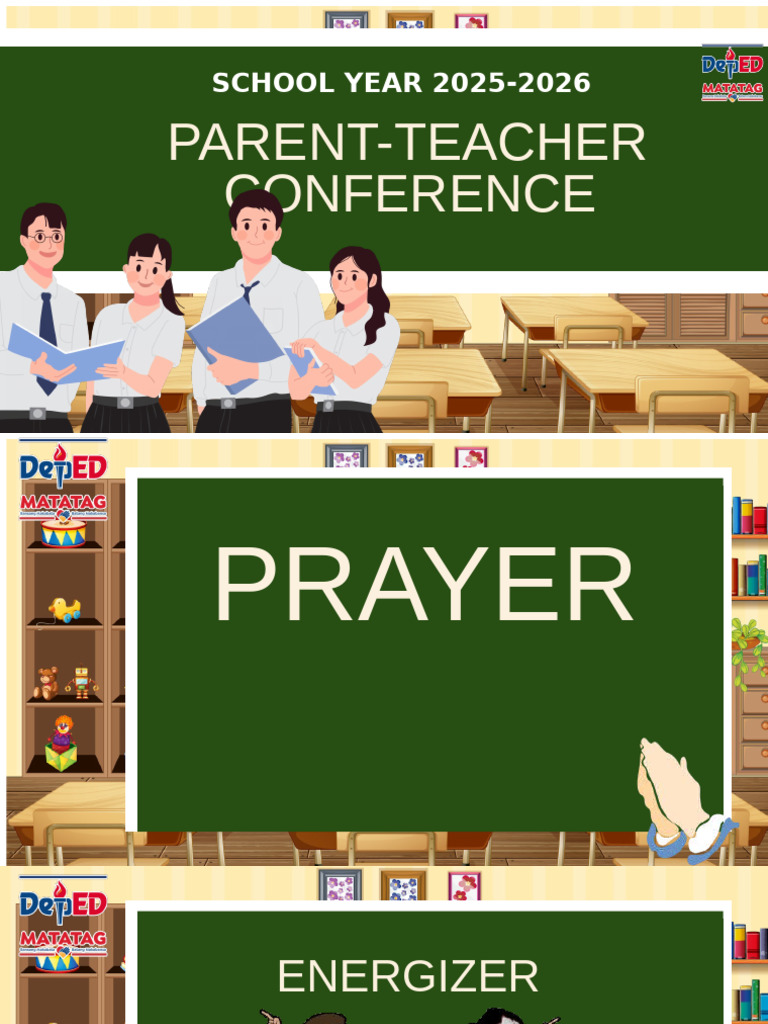 Parent Teacher Conference Template 2025-2026 | PDF