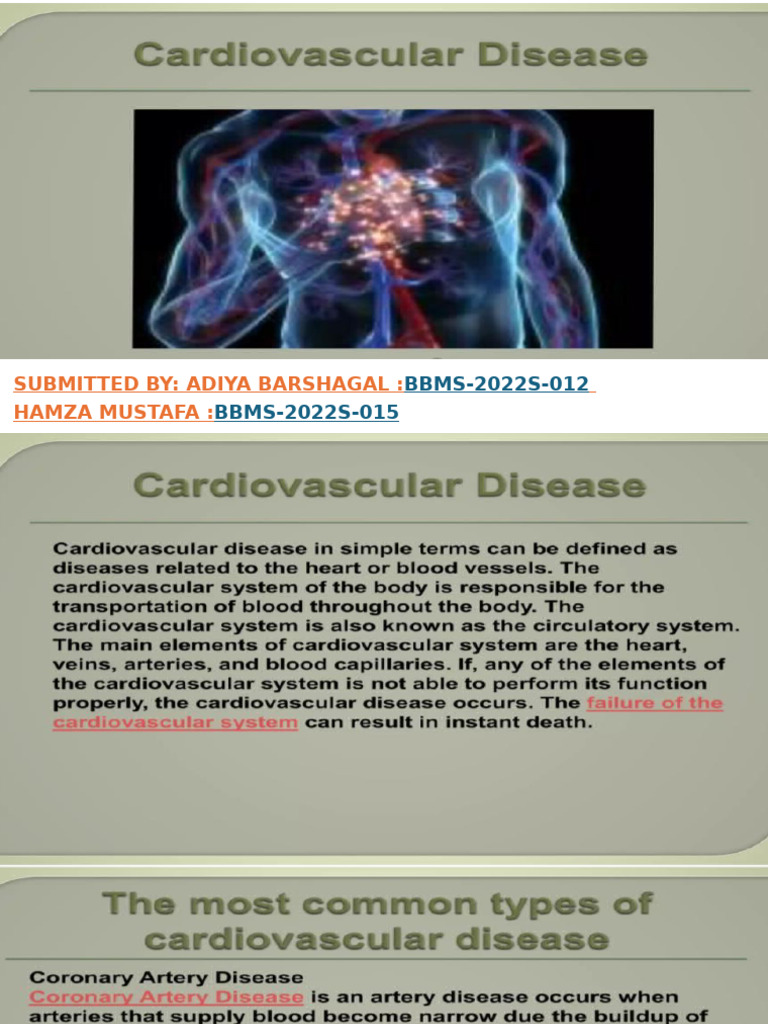 Cardiovascular Diseases | PDF