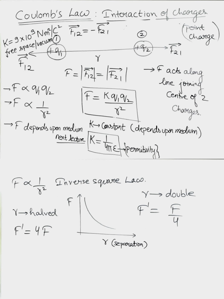 2) Columb's Law - 123806 | PDF